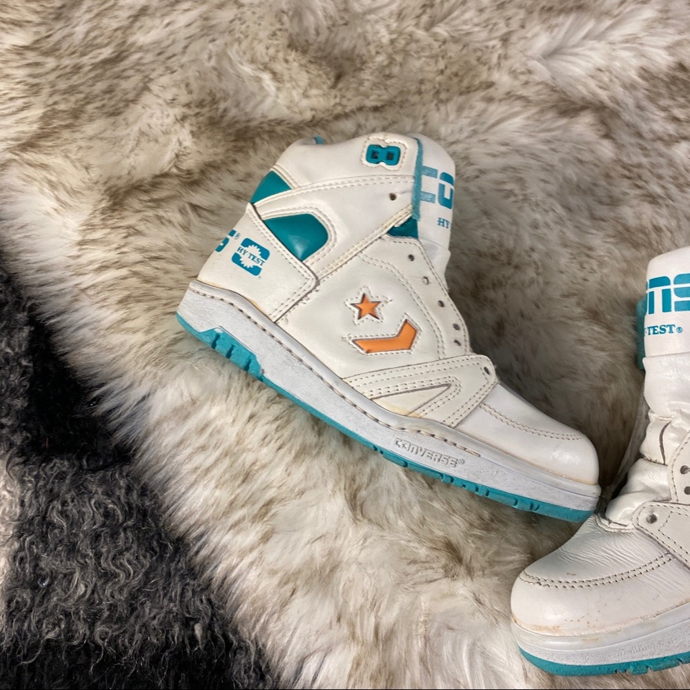 Rare 80s Converse Cons High Top Sneaker Hy-Test Baske… - Gem